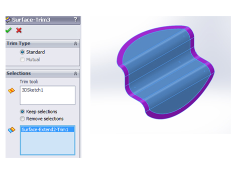 Tutorial SolidWorks Indonesia: Extend Surface | Reseller SolidWorks ...