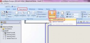 Cara Menambahkan Watermark Pada Drawing Files – Reseller SolidWorks ...