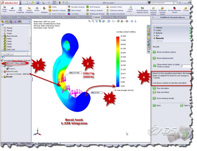 Solidworks Simulation Xpress | Reseller SolidWorks Indonesia