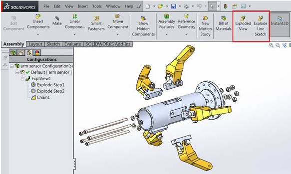 SolidWorks Explode View | Reseller SolidWorks Indonesia
