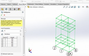 Membuat kerangka kerja menggunakan Grid System | Reseller SolidWorks Indonesia