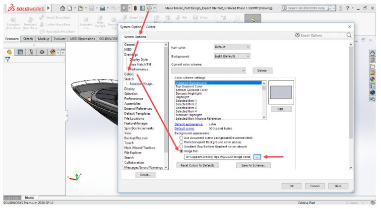 Variasi Background bisa di lakukan di SOLIDWORKS | Reseller SolidWorks ...