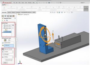 EXPLODE VIEW untuk membuat animasi part berputar | Reseller SolidWorks ...