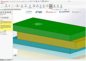 MEMBUAT HOLE DIDALAM ASSEMBLY | Reseller SolidWorks Indonesia