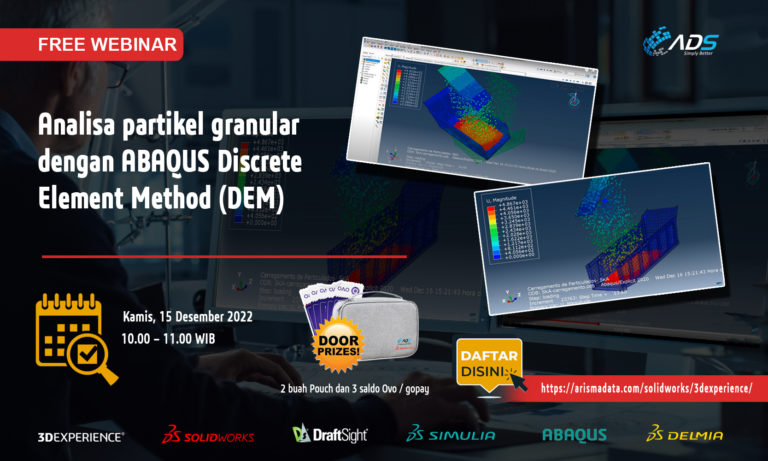 Analisa partikel granular dengan ABAQUS Discrete Element Method (DEM) – Reseller SolidWorks ...