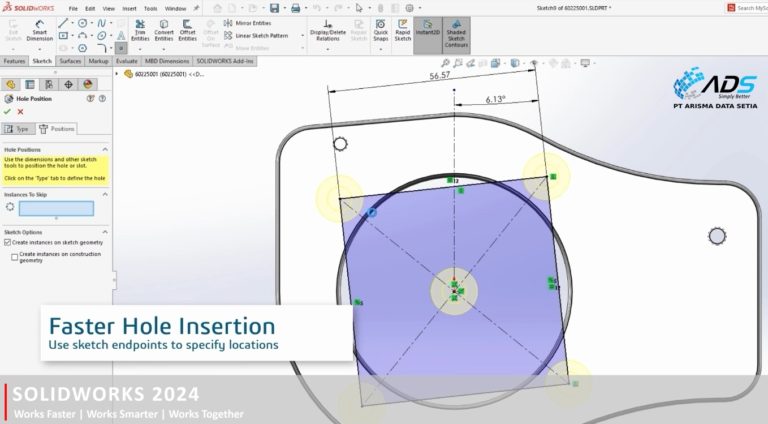 Membuat lubang di SOLIDWORKS 2024 kini serba otomatis | Reseller ...