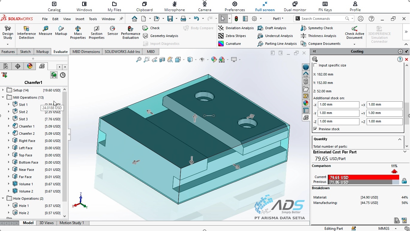 Mengoptimalkan Perhitungan Harga Produk Manufaktur dengan SOLIDWORKS ...