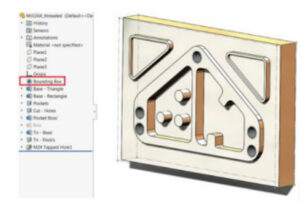Update Raw Material Menggunakan Bounding Box di SOLIDWORKS