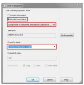 Update Raw Material Menggunakan Bounding Box di SOLIDWORKS